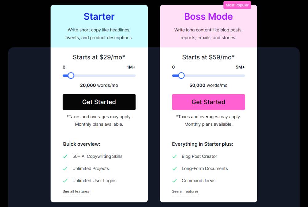 Jasper.ai Pricing Plans 2022: The Monthly Costs, Prices, And Perks