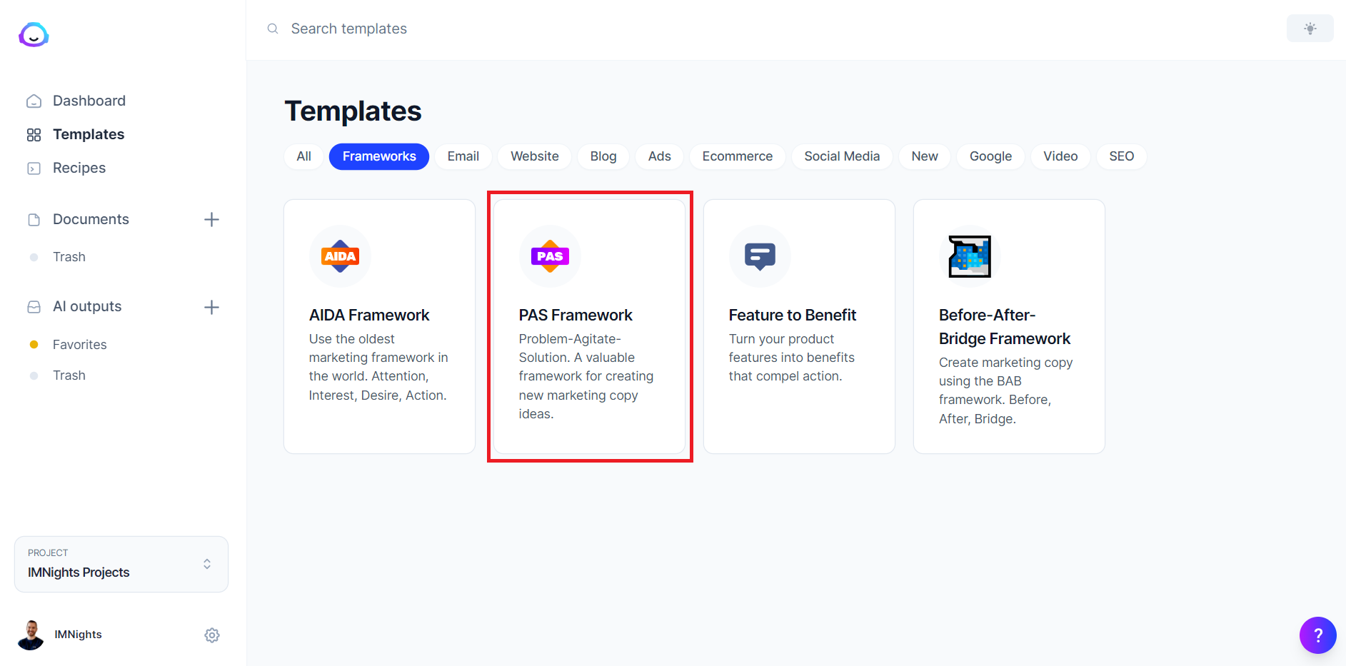 Jasper.ai PAS Framework: Examples Of This Copywriting Formula